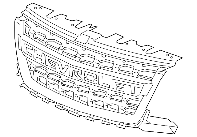 2019-2022 Chevrolet Colorado Anthracite Grille 84431361 GM ...