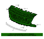 2019-2022 Chevrolet Colorado Anthracite Grille 84431361 GM ...