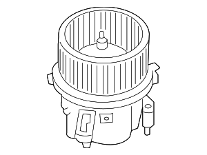 Genuine Porsche PAB-820-021-C |HVAC Blower Motor Assembly | FREE ...