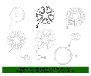 42611-0R390 - Wheel 2019-2022 Toyota RAV4 | AutoNation Parts
