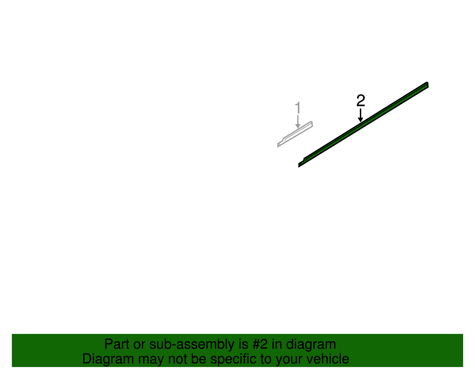 51-33-7-196-340 - Belt Molding - 2010-2017 BMW | BMW Parts Exchange