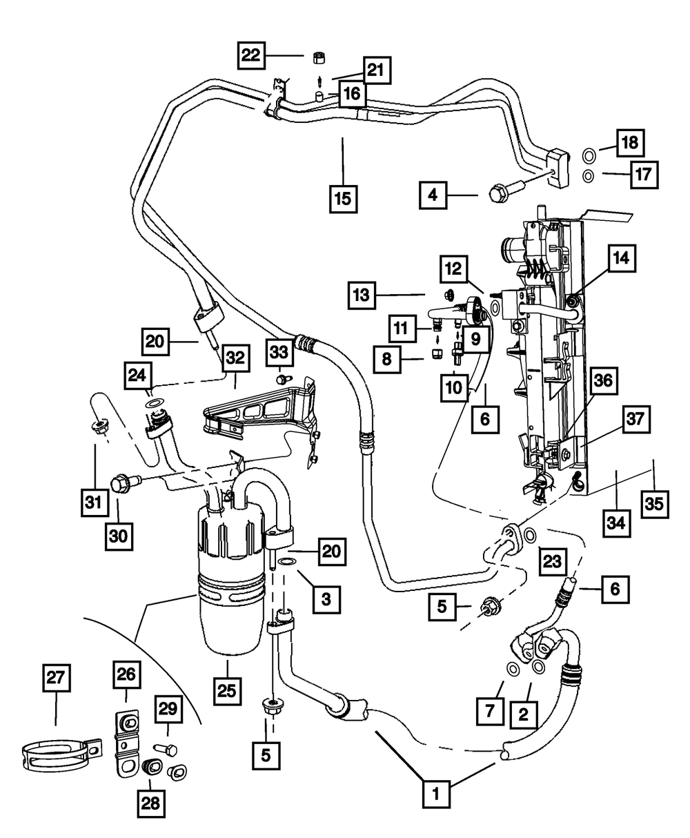 2005-2025 Mopar Slim Line Seal 68100679AA | Miracle Mopar