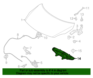 65840-9KA0A - Insulator 2015-2019 Nissan Versa | Nissan Parts ...