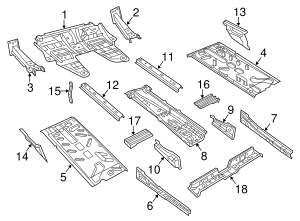 Front Belly Pan 68073805AC | Mopar Estores