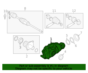 2017-2025 BMW | Differential | 31508679973 | BMW OEM Parts Store