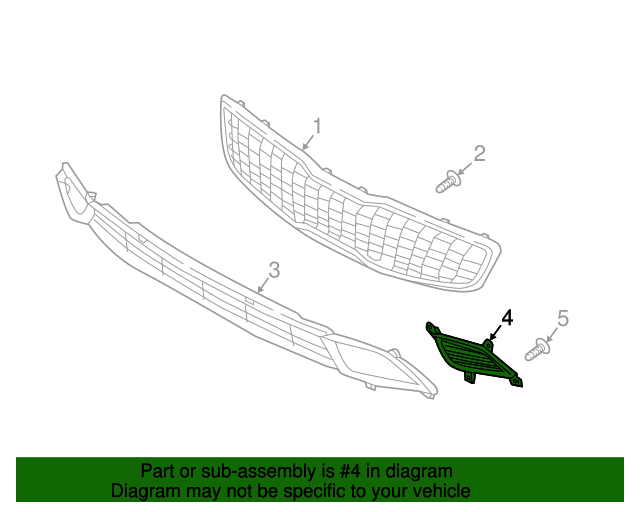 86563-A7800 - Lamp Cover 2017-2018 Kia Forte5 | Kia.Parts Store