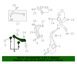 2016-2024 Audi Ft Lower Control Arm 8W0-407-151-C | Audi USA Parts