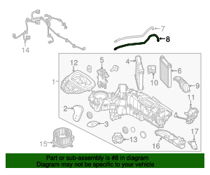 BC3Z-18696-A - High-Quality Inlet Hose for 2011-2016 Ford | AutoNation ...