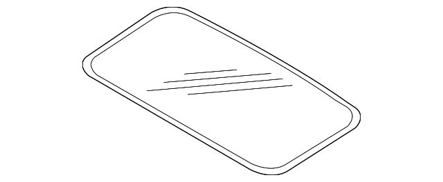 2006-2014 Subaru Sunroof Glass 65430XA00A | Subaru Parts Plus