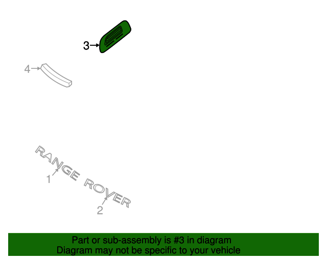 LR052982 - Hood Vent - 2014-2020 Land Rover Range Rover Sport | Land ...