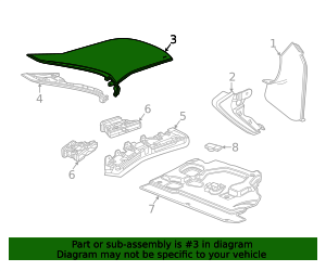 84942910 - Black Instrument Panel Upper Trim Panel - 2020-2022 ...