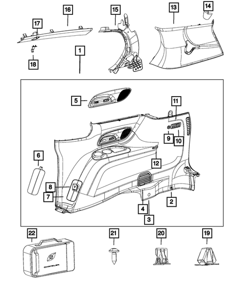 Panels - Moldings - Scuff Plates, Pillar, Cowl, 1/4 Panel Trim and ...