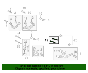 2010-2019 GM OEM NEW 10-19 GM Cadillac Buick Rear Suspension Lower ...