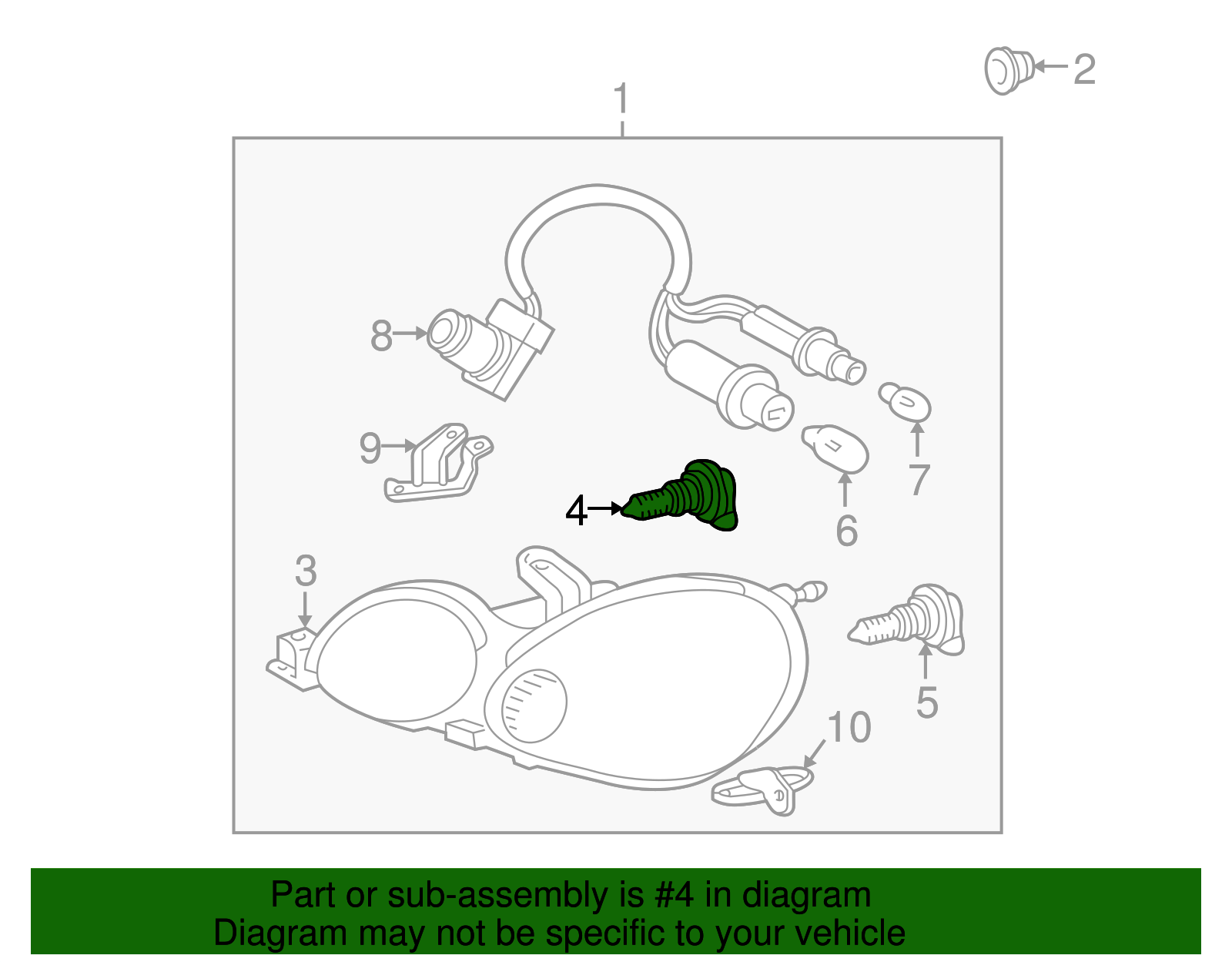 1992-2017 Lexus Bulb 90981-13046 | Lexus Direct parts