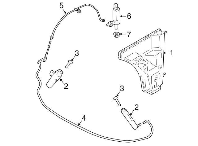 Genuine Porsche 971-955-965 |Headlamp Washer | FREE Shipping on Most ...