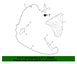 1984-2024 Porsche Washer Pump Gasket 431-955-465-A | Gaudin Porsche Parts