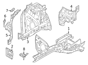 64771-R0000 - Reinforced Bracket 2022-2023 Kia Carnival | Kia.Parts Store