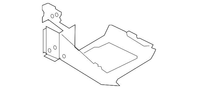 Genuine BMW 41-10-7-204-057 | Wheelhouse Brace | FREE Shipping on Most ...