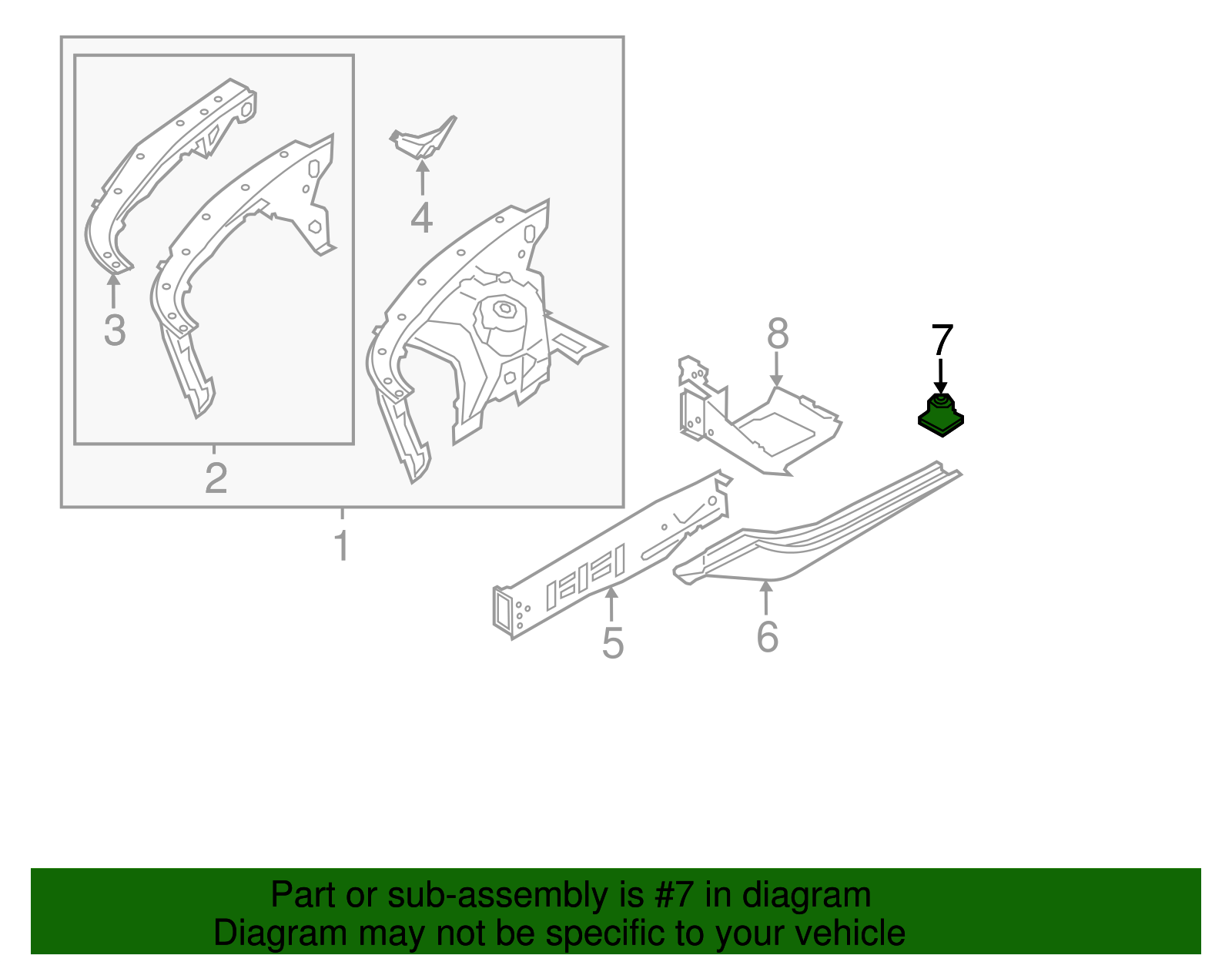 41-00-9-880-323 - 1997-2024 BMW - Rail Extension Pin | BMWPartsHub