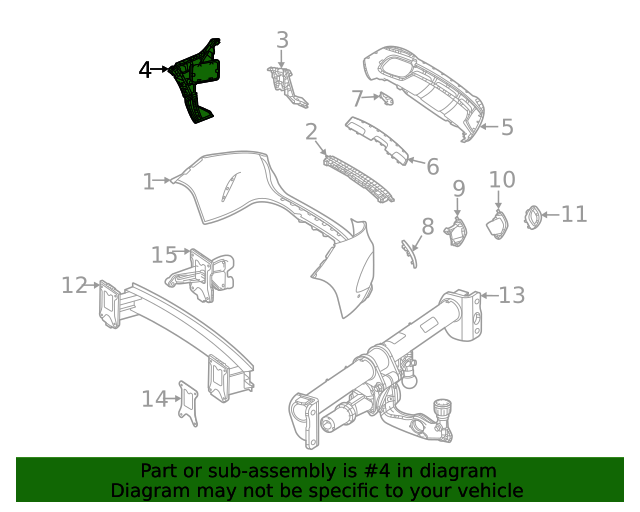 2020-2023 Mercedes-Benz Side Bracket 167-880-42-00 | MB OEM Parts