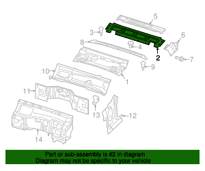 2018-2023 Jeep Cowl Top Panel 6bm52tzzae | TascaParts.com