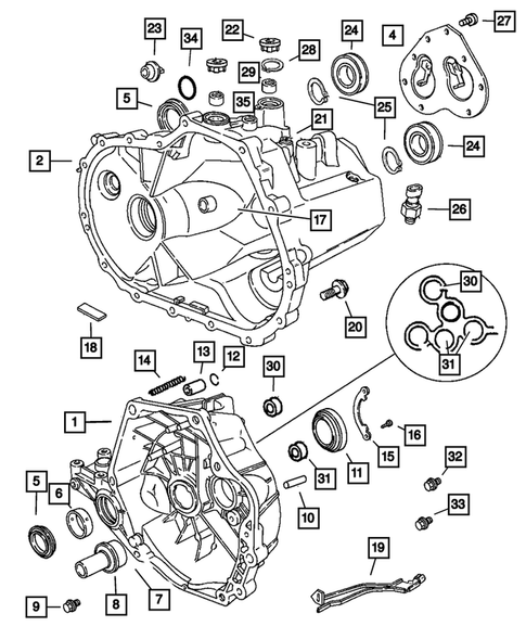 2007 Dodge Caliber Transmission Parts Diagram | Reviewmotors.co