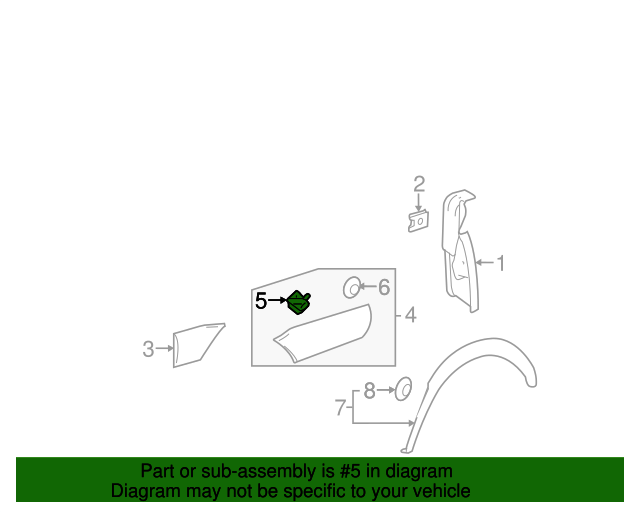 002-991-88-70 - Rear Molding Clip 2010-2018 Mercedes-Benz | Mercedes ...