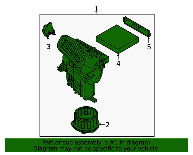 2019-2024 Nissan Altima Blower Assembly 27200-6CA0B | TascaParts.com