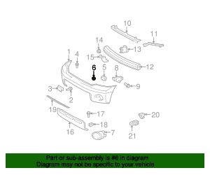2007-2013 Toyota Tundra Parking Aid Sensor Housing 89348-33080-C0 ...