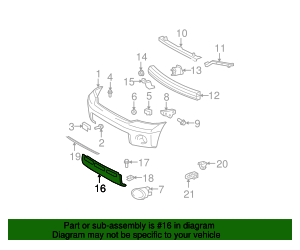 OEM Toyota Valance Panel For 2010-2013 Toyota Tundra - Part# 53911 ...