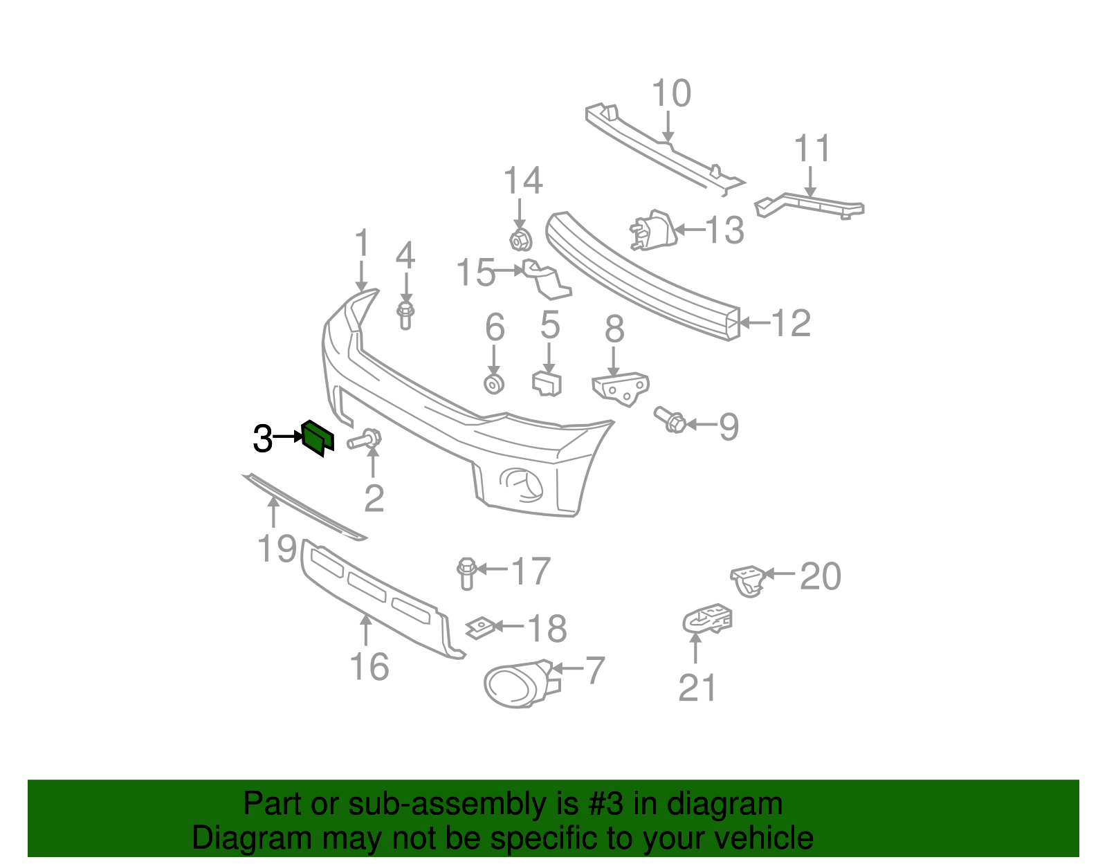 90179-06127 - Fog Lamp Assembly Nut 1999-2024 Toyota | Longo Toyota Of ...