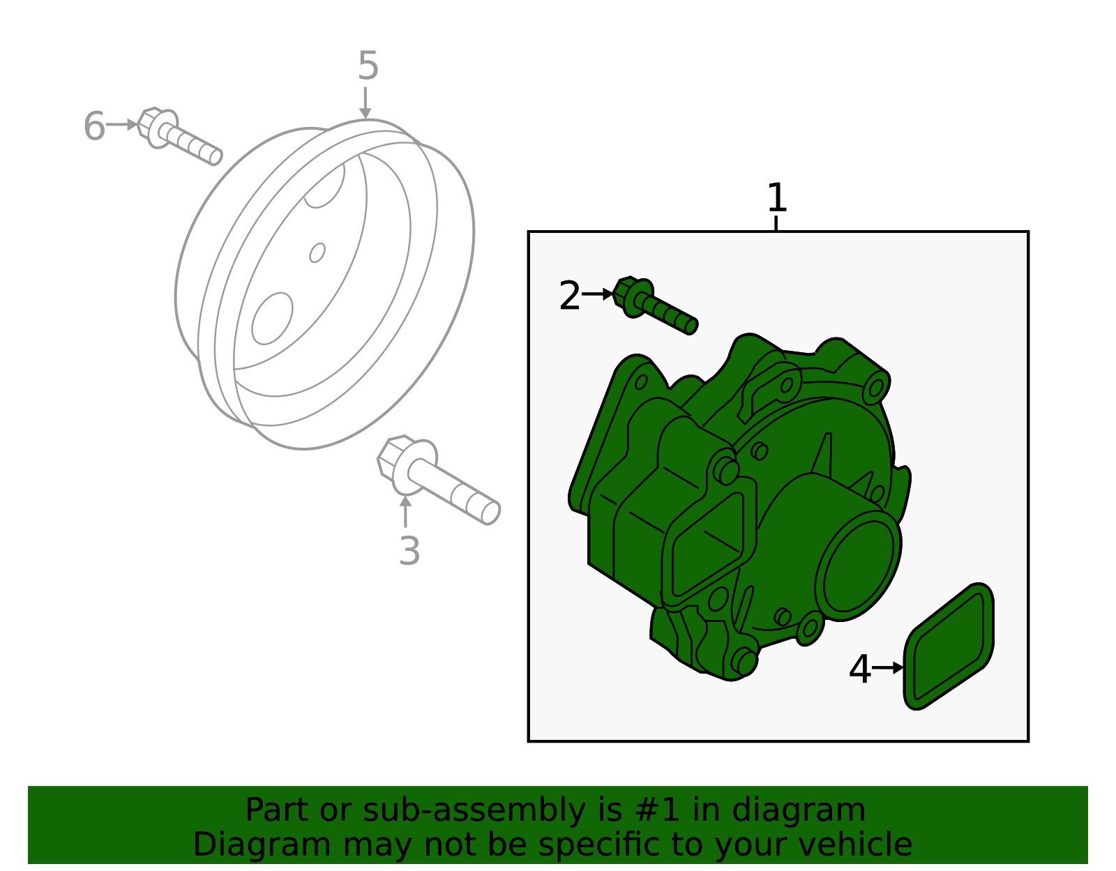 2016-2020 Toyota Water Pump Assembly 16100-WB003 | Toyota Parts Center