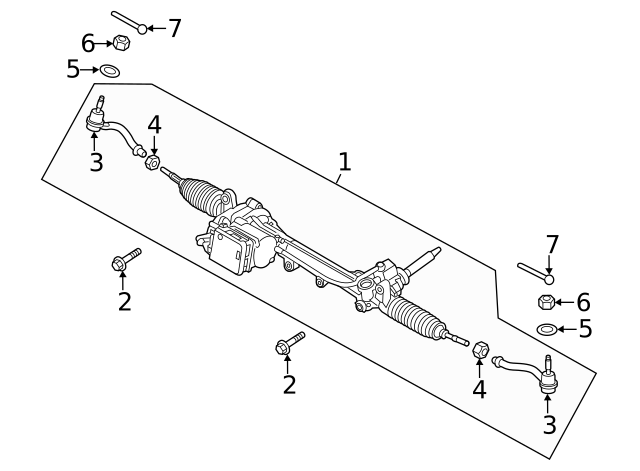 2020-2024 Genesis End Assembly Tie Rod Right-hand 56825-T1100 | OEM ...