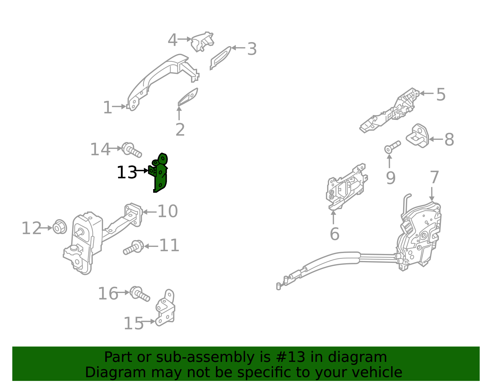 2017-2025 Hyundai Upper Hinge 79410-D8000 | OEM Parts Online