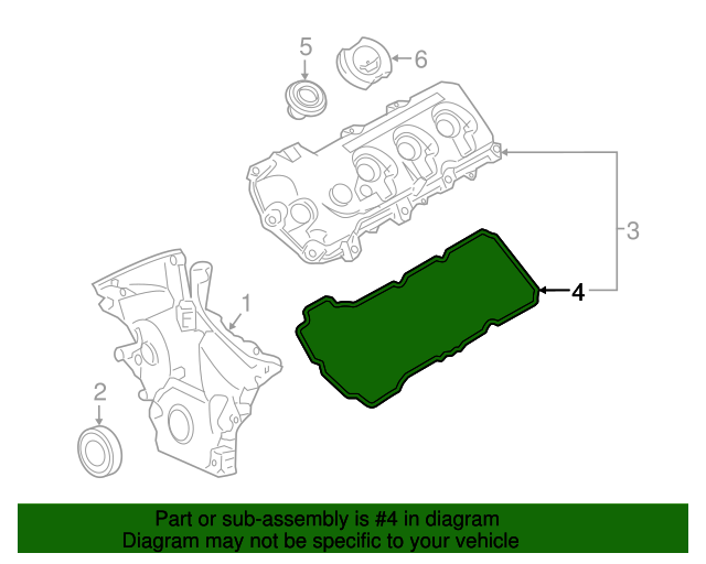 2014-2019 Ford Valve Cover Gasket FG1Z-6584-A | TascaParts.com