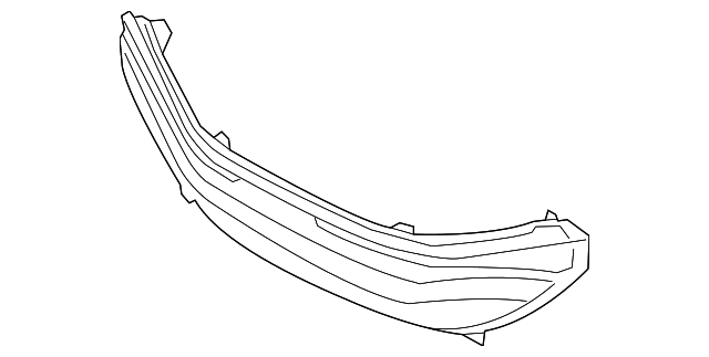 2013-2014 Hyundai Elantra Coupe Lower Grille 86560-3X600 | OEM Parts Online