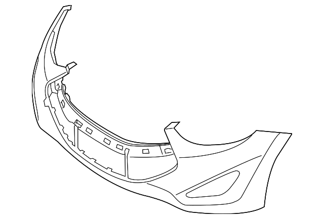 2014 Hyundai Elantra Coupe Bumper Cover 86511-3X501 | OEM Parts Online