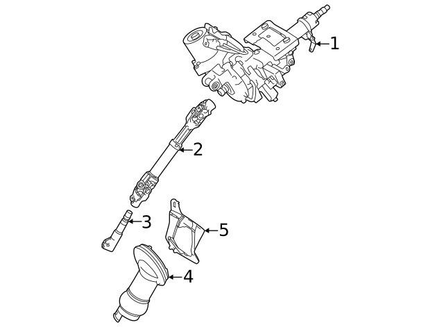 Toyota Steering Column 45250-62050 | Auto Parts