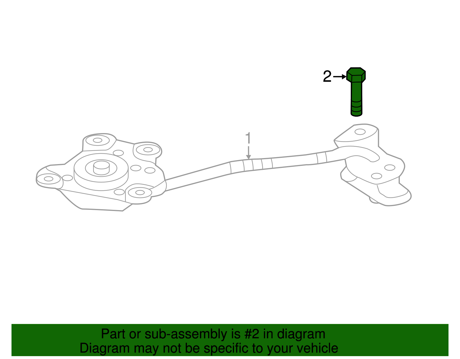 11403-08166B - Latch Assembly Bolt 2011-2025 Kia | Kia.Parts Store