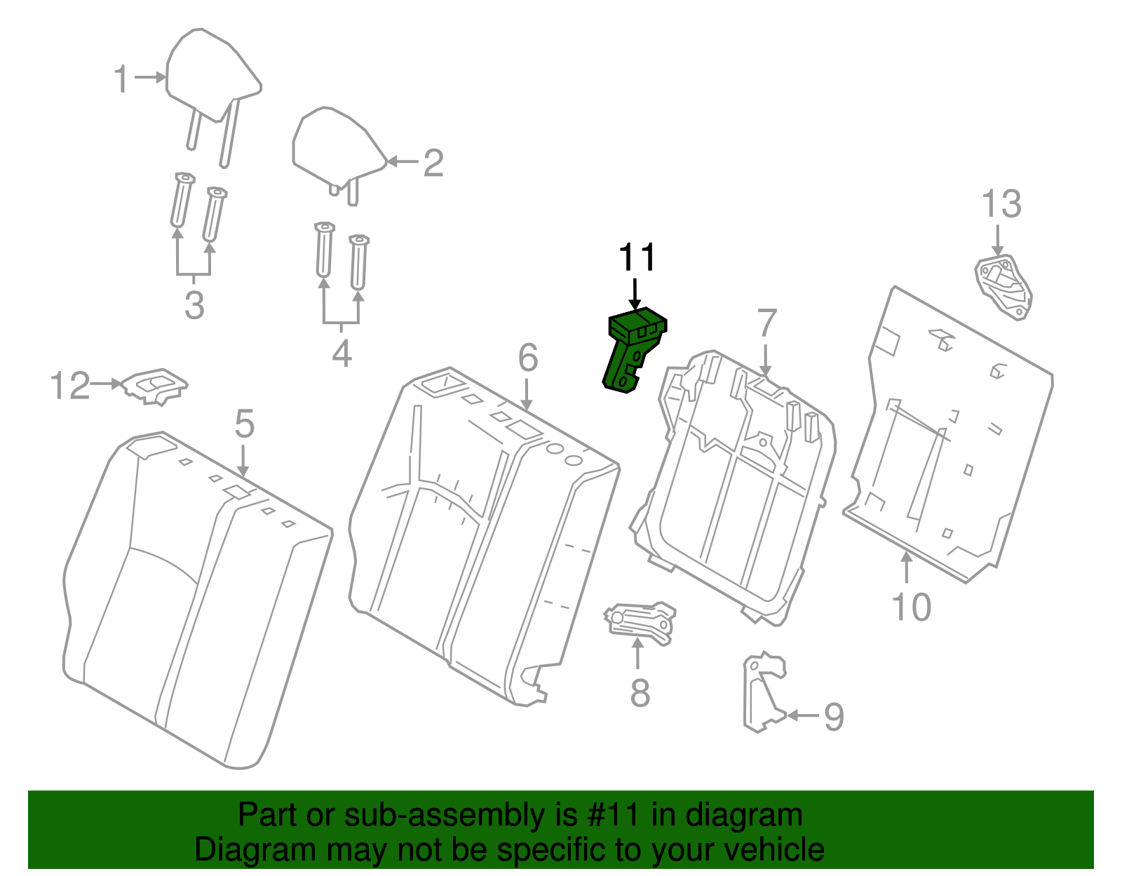 2019-2022 Toyota C-HR 2019-2022 Toyota C-HR - Lock 72630-F4010-C2 ...