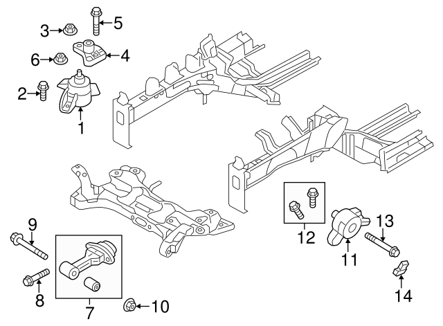 2011-2013 Hyundai Trans Mount 21830-3X200 | OEM Parts Online