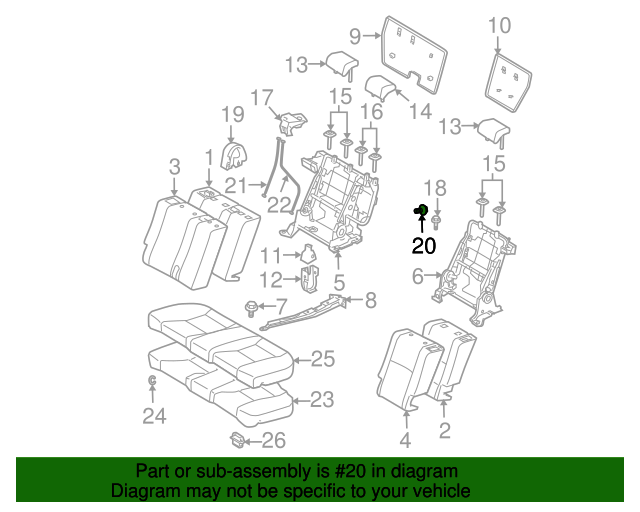 Cowl Grille Clip - Toyota (90467-06133-C0) | Toyota Parts