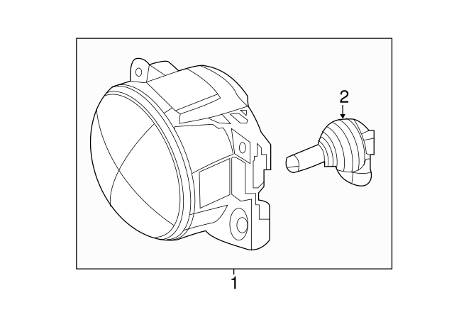 2022 Jeep Compass Fog Lamp 68507288aa | TascaParts.com