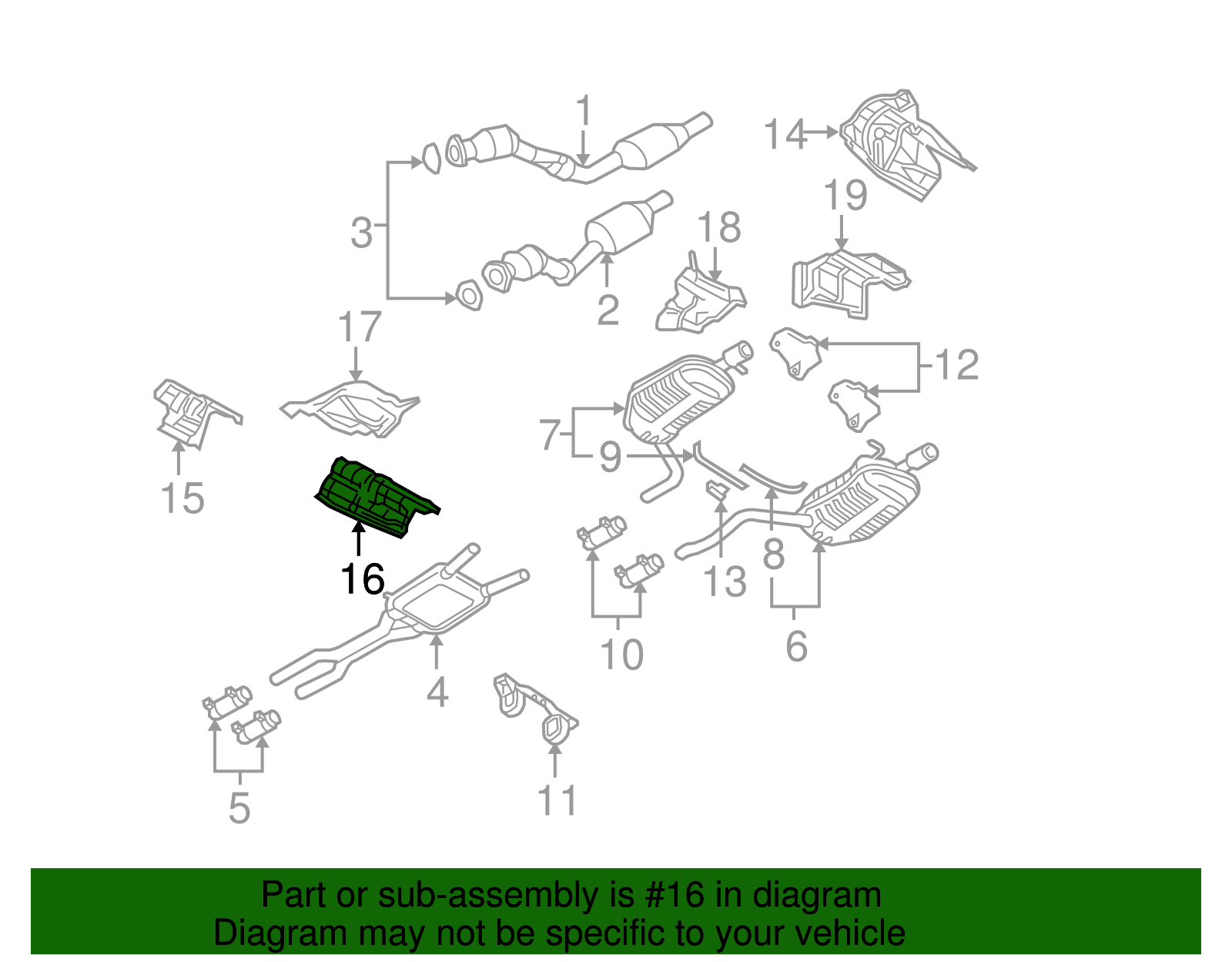 2005-2009 Audi Heat Shield 8E0-804-160-AR | Audi USA Parts