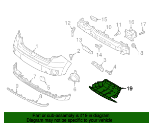 86690 E4000 - Under Cover 2015-2019 Kia Soul EV | Kia.Parts Store