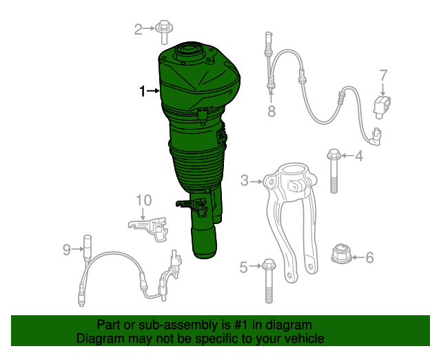 Genuine BMW 37-10-7-915-950 | Strut | FREE Shipping on Most Orders $499 ...