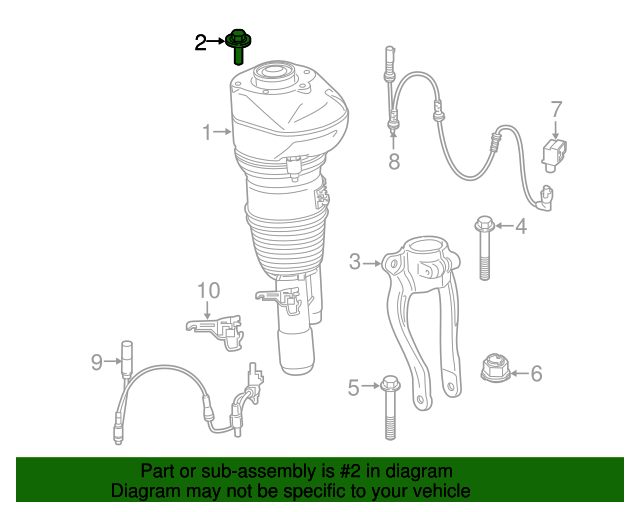 Genuine BMW 37-10-6-873-365 | Strut Screw | FREE Shipping on Most ...