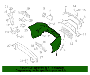 217-885-02-25-9999 - Bumper Cover 2015-2017 Mercedes-Benz | Mercedes ...