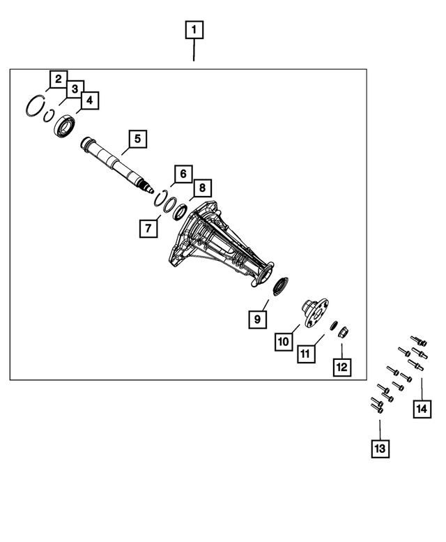 2011-2013 Mopar Drive Shaft Yoke Seal Kit 68172188AA | Mopar eStore