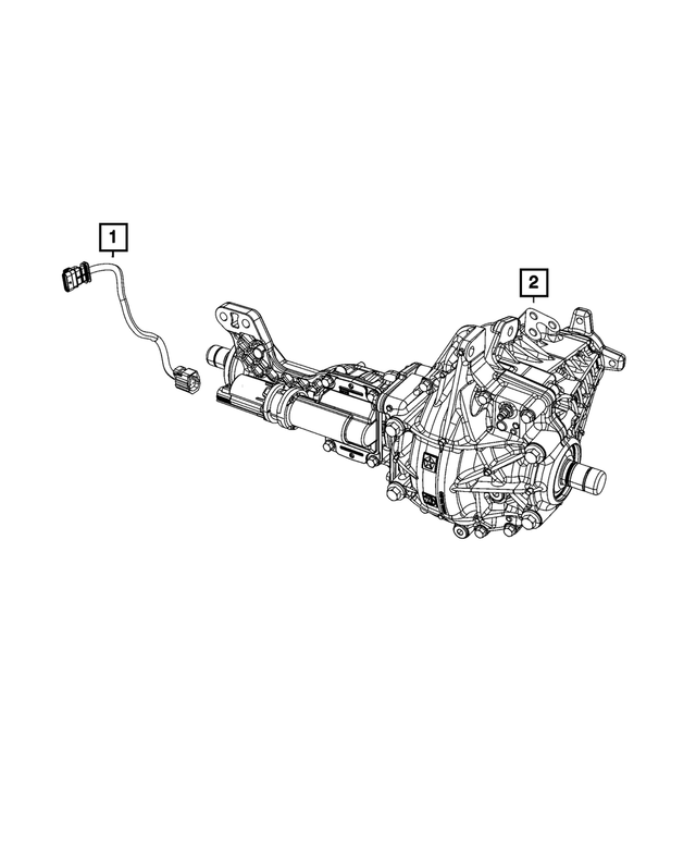 68294464AC - Front Axle Disconnect Wiring 2019-2024 Ram 1500 ...